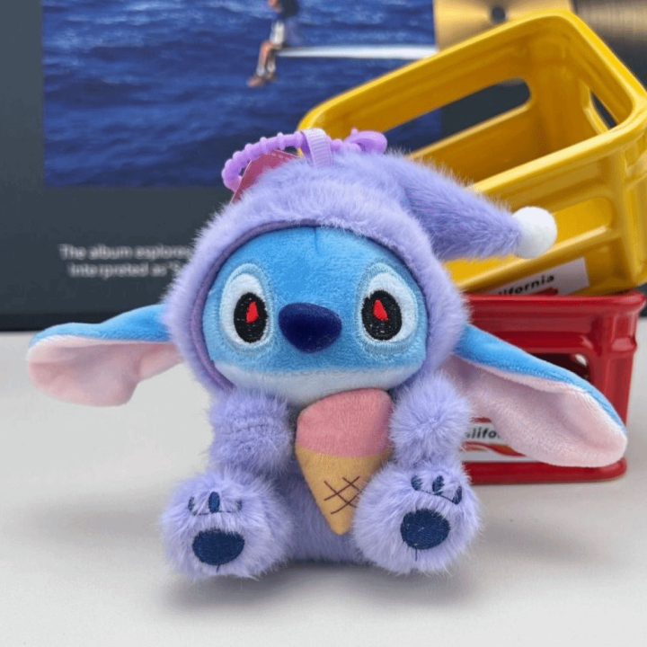 Cute Appearance Cartoon Stitch Doll Pendant Kawaii Musical Instrument ...