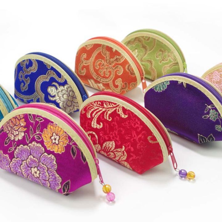 Chinese Style Coin Bag Purse Women Embroidery Coin Money Card Holder ...