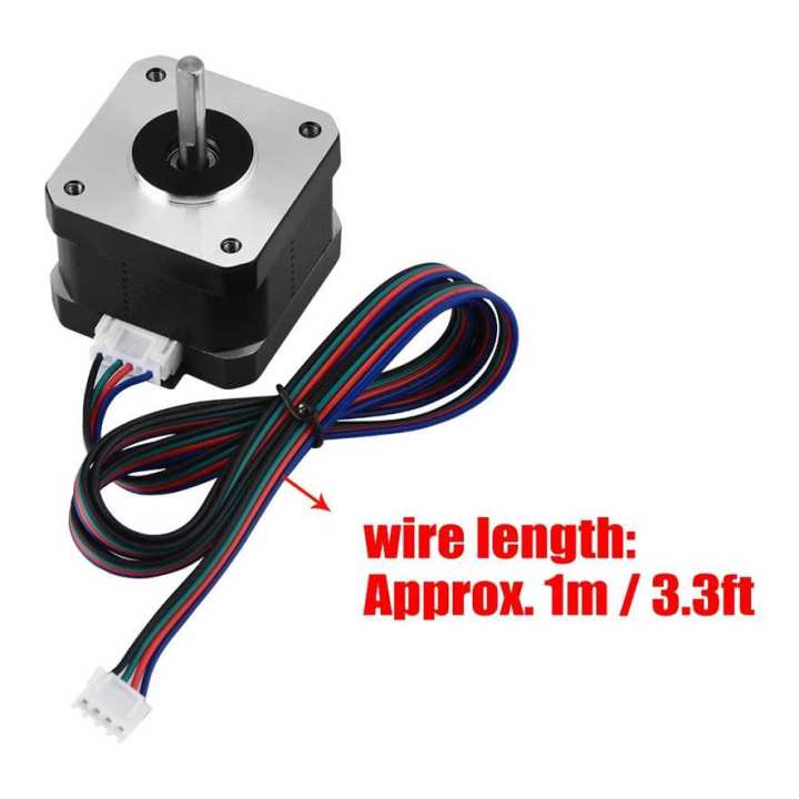 Stepper Motor 1Pc 4 Cables 12V 1.3A 0.30Nm Electric 42 For 3D Printer | Daraz.lk