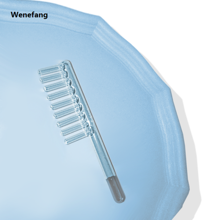 Wenefang Luxury 1pc Comb HF High Frequency Electrode High Frequency Electrotherapy Voilet Wand ...