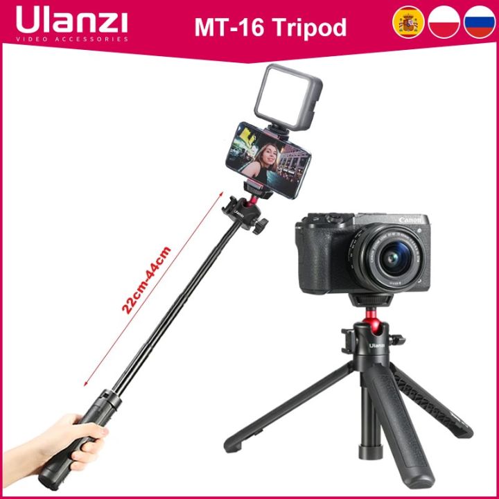 Ulanzi MT-16 Extend Tablet Tripod with Cold Shoe for Microphone LED ...