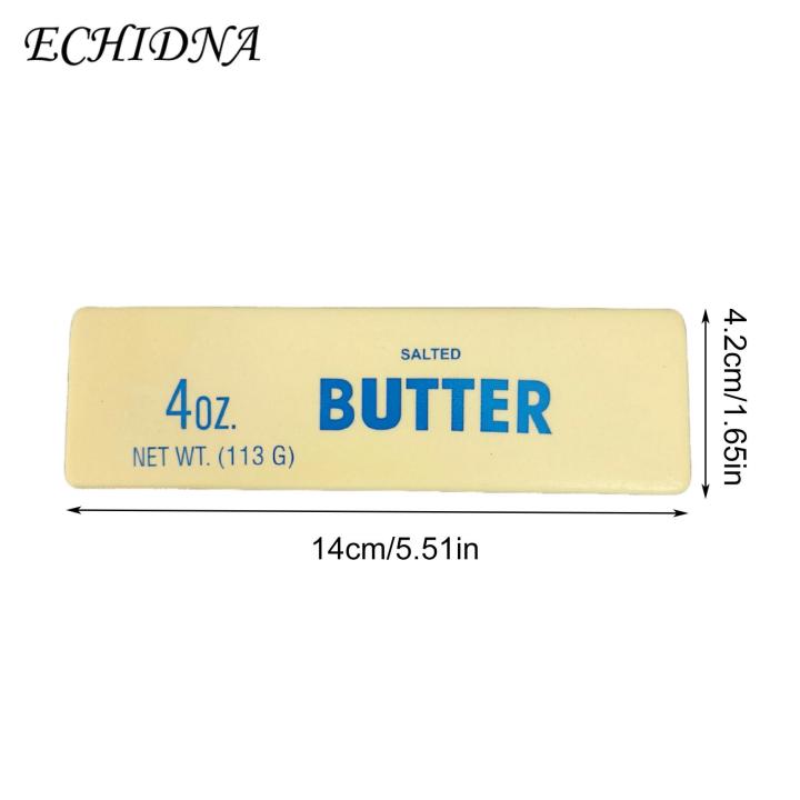 Butter Stick Fidget Toy Realistic Butter Stick Stress Relief Toy Soft ...