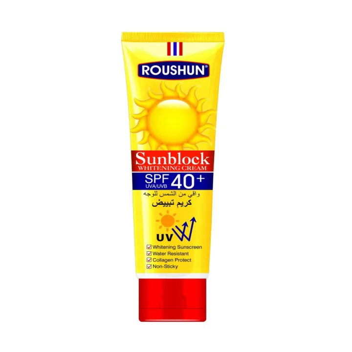 Roushun Sunblock Fairness Cream SPF 40+ 100g | Daraz.lk