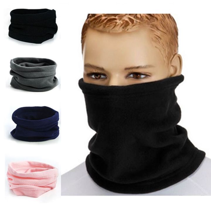 Women Thermal Hood Face Mask Ski Snood Scarf Beanie Hat Neck Warmer ...