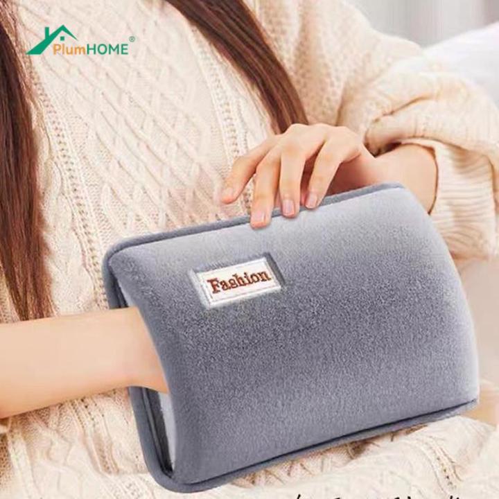 US/EU Plug Hand Warmer Heat Pack Cute Rechargeable Electric Hot Water ...