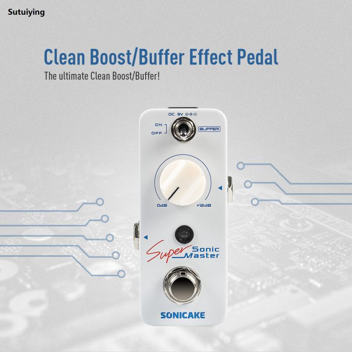 Sutuiying SONICAKE Sonic Super Master Clean Boost Buffer Guitar Hot ...