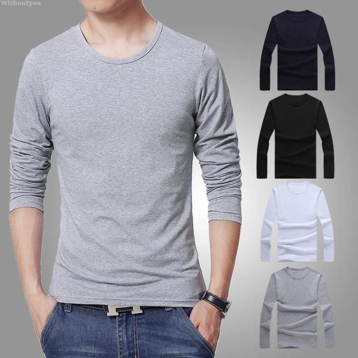Withoutyou Boys T Shirt Solid Color Shirt Men's Brand MRMT2025 New ...