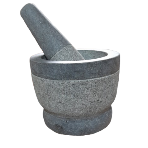 Wangediya Mortar and Pestle, 5. inch,, polished Granite, for Grinding ...