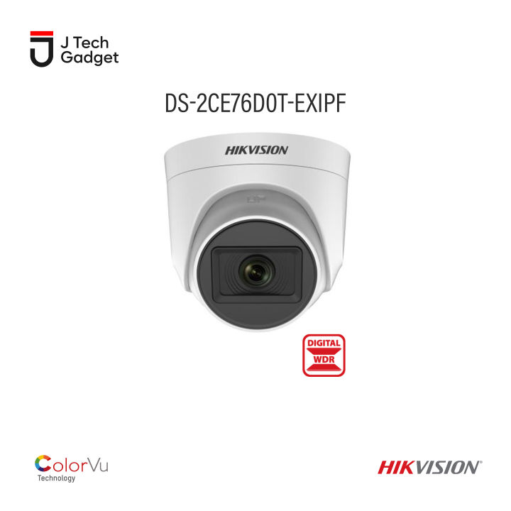 HIKVISION 2MP 20M MINI DOME CAMERA (DS-2CE76DOT-EXIPF) | Daraz.lk
