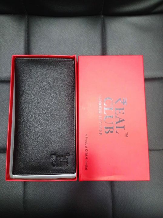 Real Club Long Wallet - The Perfect Stylish Companion for Men with ...