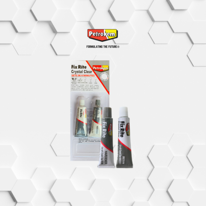 Petrokem FIXRITE® Crystal Clear High Bond Strength Epoxy Adhesive SETS ...