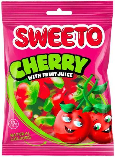 Sweeto Cherry Gummy Jelly Pouch, 80g | Daraz.lk