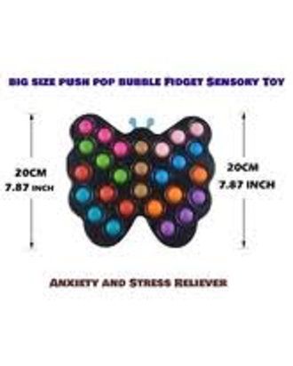 Push and Pop It Fidget Butterfly Muliti Colours | Daraz.lk