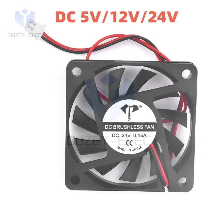 DC 5V/12V/24V 6010 Cooling Turbo Fan Brushless Replacement 60mm Fan for ...