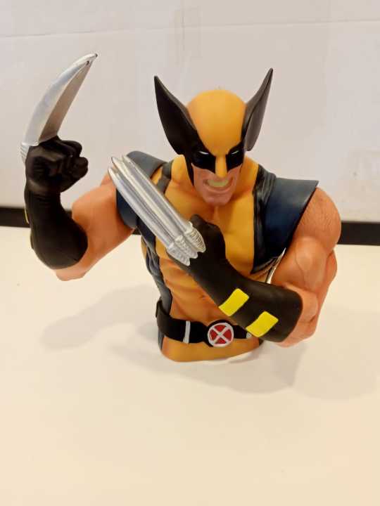 Wolverine Marvel Comics Heros Hard Vynl Money Box/Piggy Bank with ...