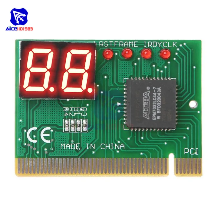 diymore 2-Digit Code PCI Diagnostic Analyzer Post Card with Detailed ...