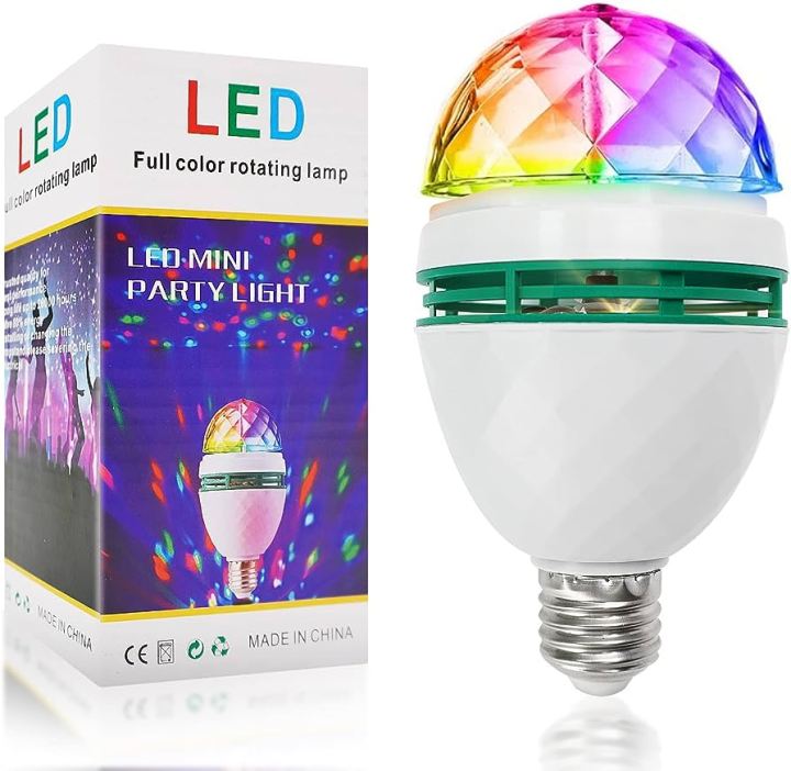LED Rotating Light - Disco Light - RGB Light - High Quality | Daraz.lk