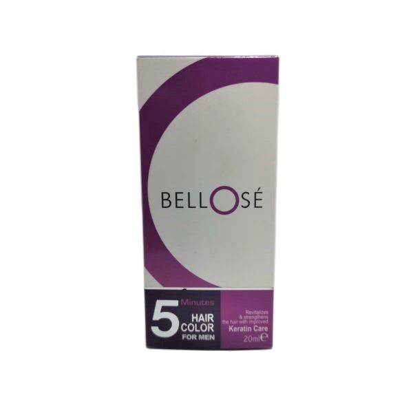 Bellose 5 mts express black hair color 20ml- men | Daraz.lk