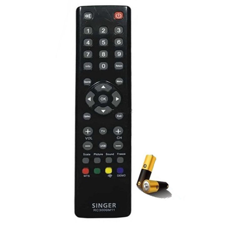 Singer TCL LED/LCD TV Remote Controller RC3000M11 & Free Batteries ...