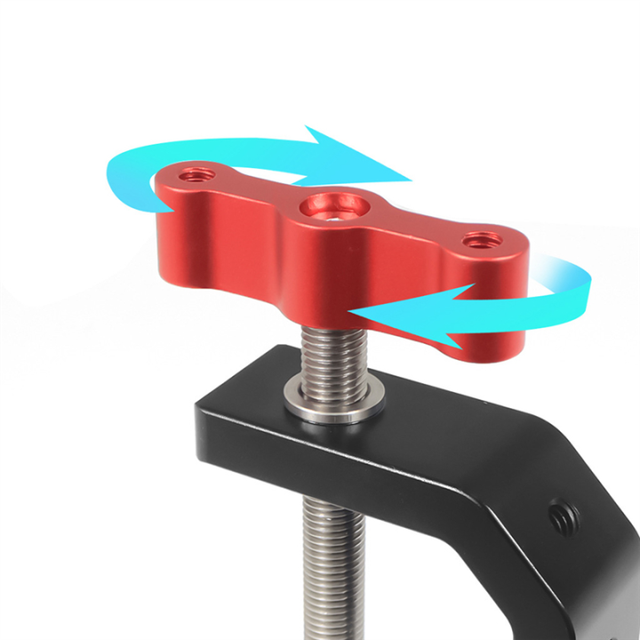 C Clamp Camera Desk Clamp C Type Strong Clamp Mount Stand with 1/4 3/8 ...