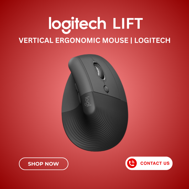 LOGITECH LIFT MOUSE (BLACK) 1 YEARS WARRANTY | Daraz.lk