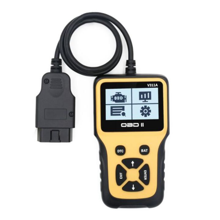 V311A Auto Diagnosis Tool Code Reader OBD II Scanner Fault Light Repair ...
