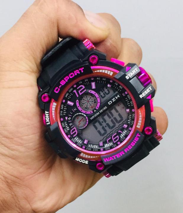 Digital C SPORT Luxury Water Resistant Watch | Daraz.lk