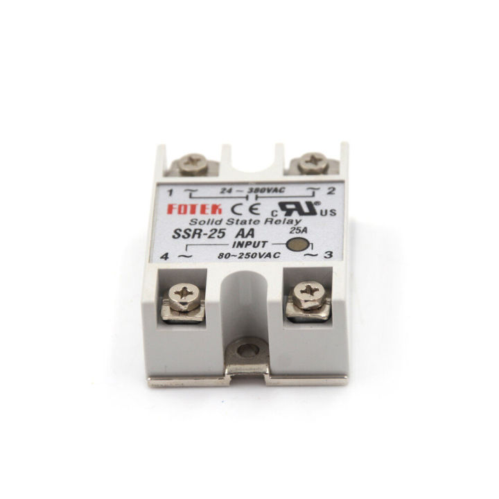 24V-380V 25A SSR-25AA Solid State Relay Module 80-250VAC AC-AC | Daraz.lk