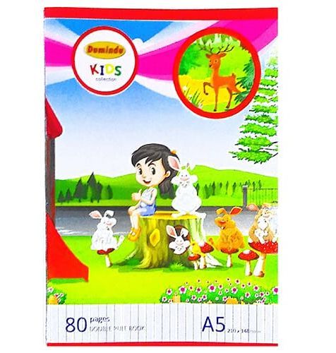 Double Rule A5 Book page 80 | Daraz.lk