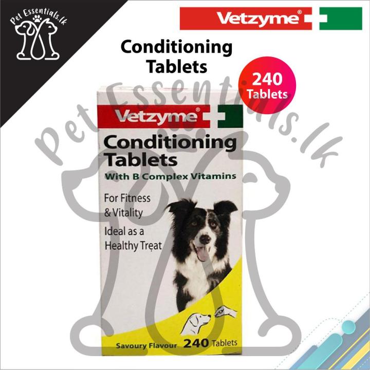 Vetzyme Dogs Conditioning Tablets ( 240 Tablets ) | Daraz.lk