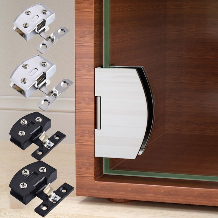 Home Connector No Hole Glass Door Hinge Furniture Supplies Cabinet ...