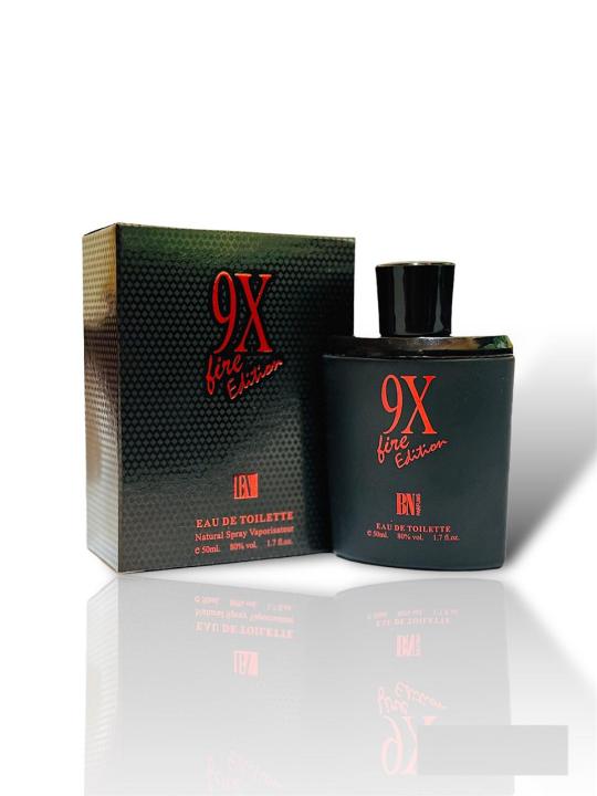 9x Fire Edition Perfume / 9x Fire Edition Black 50ml Perfume ...