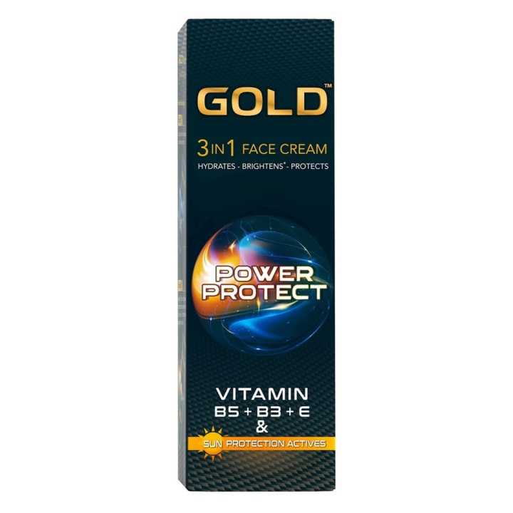 Gold 3 In 1 Face Cream - Power Protect - 25g | Daraz.lk