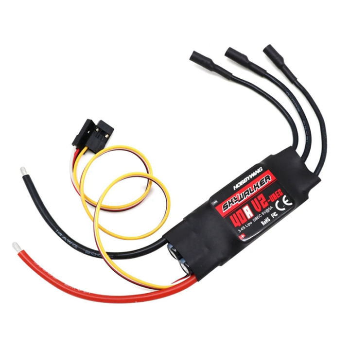 HOBBYWING SkyWalker V2 ESC Controller with UBEC for Model Airplanes ...