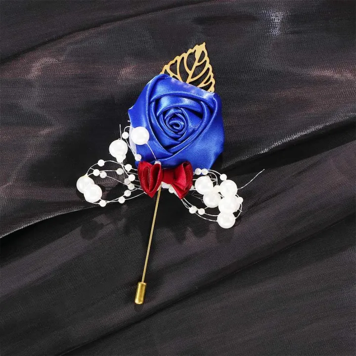 Wedding Romantic Bridal Groomsman Groom Imitation Boutonniere Bouquet ...