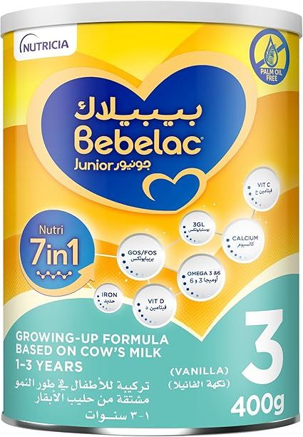 Bebelac Junior 3 Nutri 7in1 Palm Oil Free Stage 3 Growing Up Milk ...