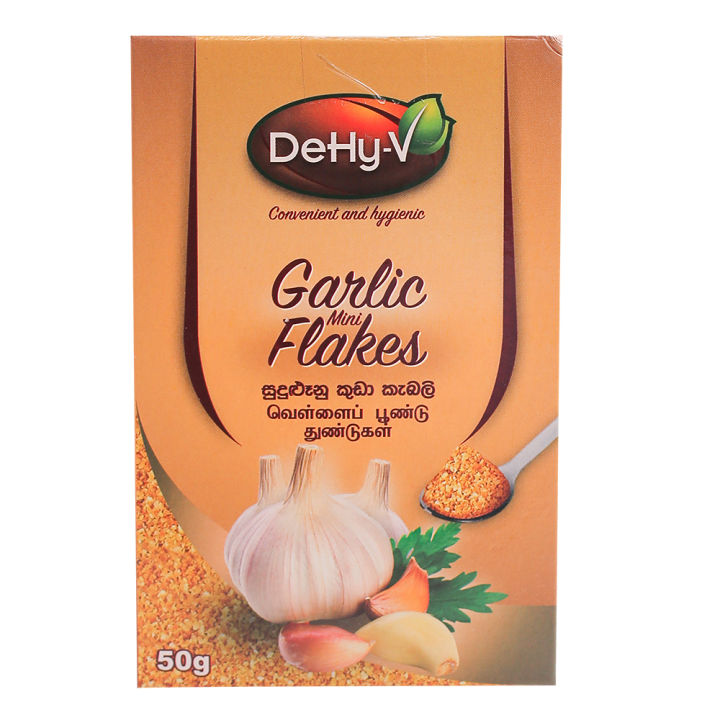 Dehy-V Garlic Mini Flakes 50g | Daraz.lk