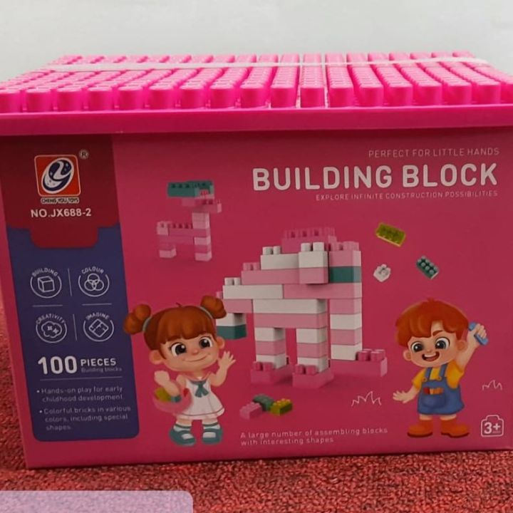 Building Blocks : Play & Learn : 100 Pieces | Daraz.lk