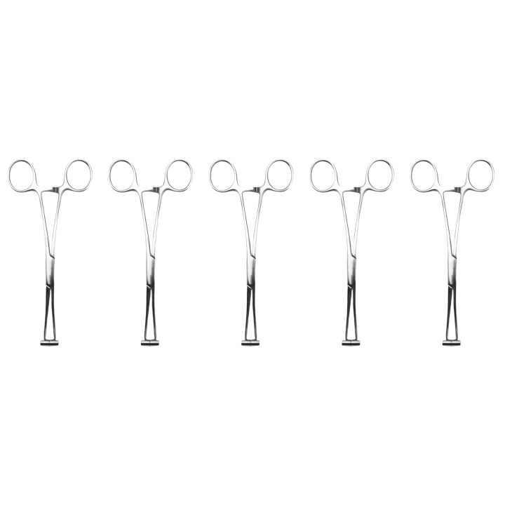 5X Septum Forcep Stainless Steel Needle Clamp, Body Piercing Tool ...