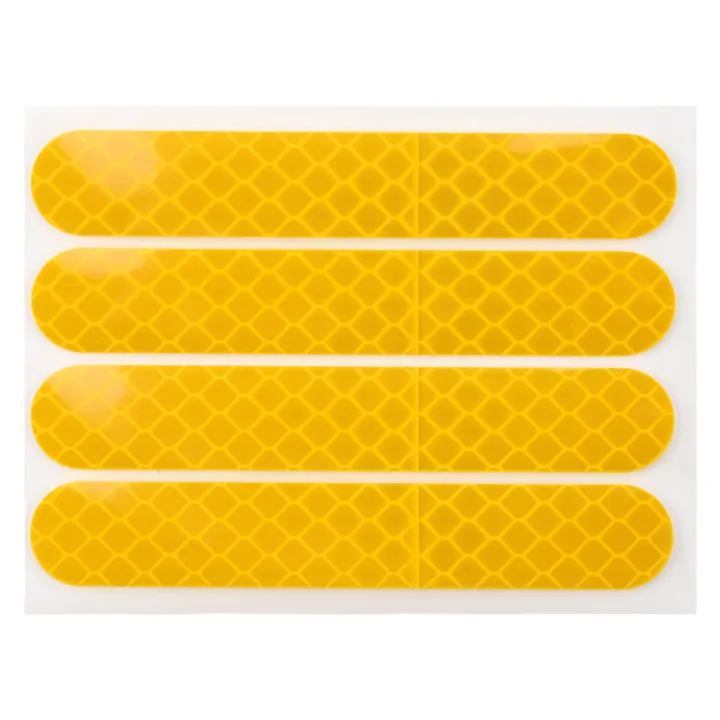 Reflective Stickers Waterproof Warning Strip Night Reflective Stickers ...