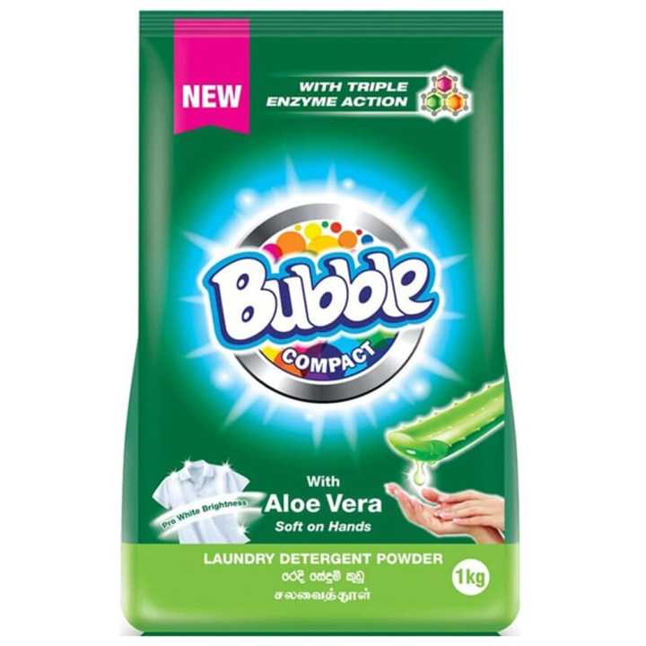 Bubble Washing Powder with Aloe Vera - 1 Kg | Daraz.lk