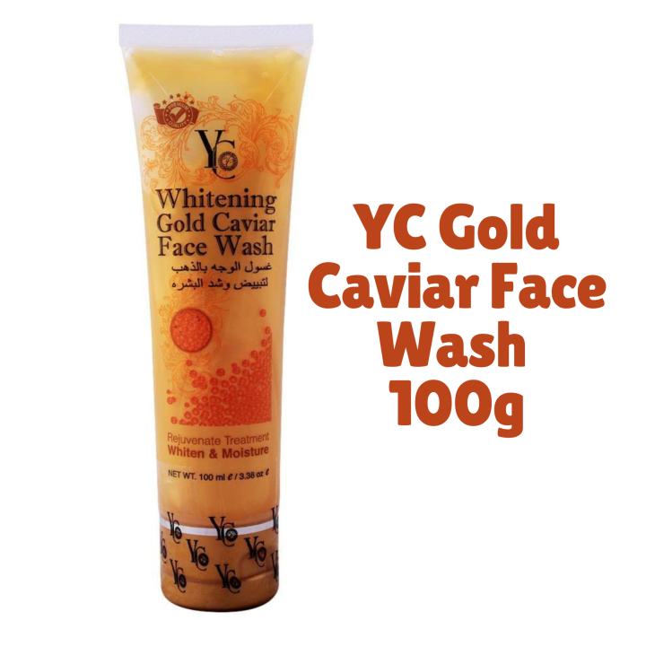YC Whitening Gold Caviar Face Wash – 100ml | Deep Cleansing, Whitening & Moisturizing Formula ...