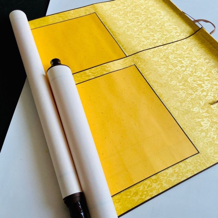 Half-Sized Xuan Paper Scroll Full Scroll Hardcover Blank Scroll ...