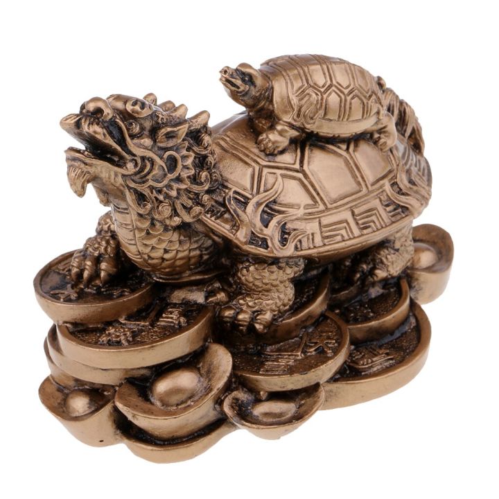【Serendipity party】Wealth &Money Tortoise Statue Lucky Home/Car Decor ...