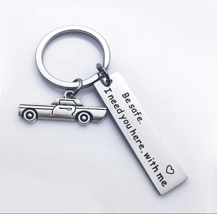 Brand keychain hand carved car/key | Daraz.lk