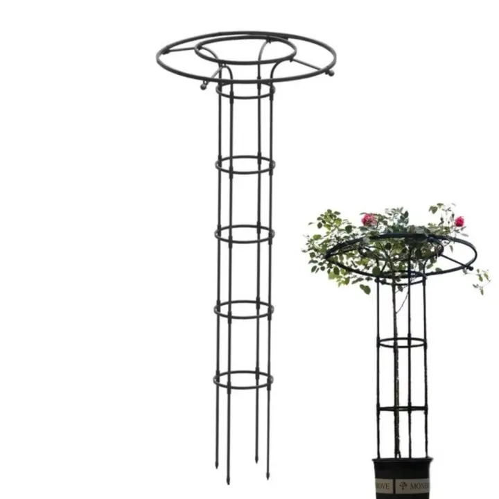 Creative 90/120/150cm Climbing Rose Arch DIY Assemble Rustproof Plant ...