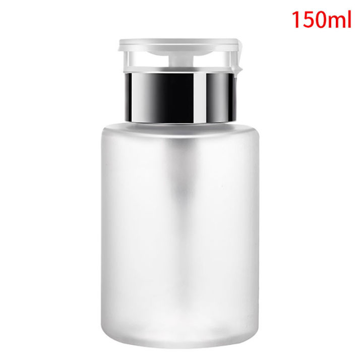 150ML/180ML Nail Bottle Empty Press Pump Dispenser Plastic Polish Remover Bottle | Daraz.lk