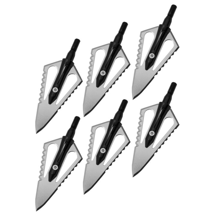 100 Grain Archery Heads Broad Tips Arrows for Practicing Hunting ...