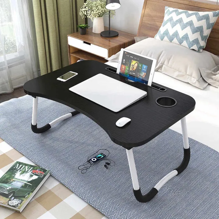 New Multi-function Laptop Desk Lazy Bed Computer Desk Folding Waterproof Notebook Table Stand ...