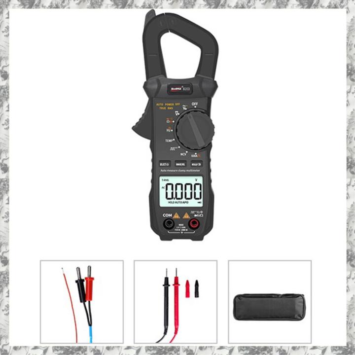 Clamp Meter, Digital Multimeter 600 Ampere with DC Clamp AC/DC for ...